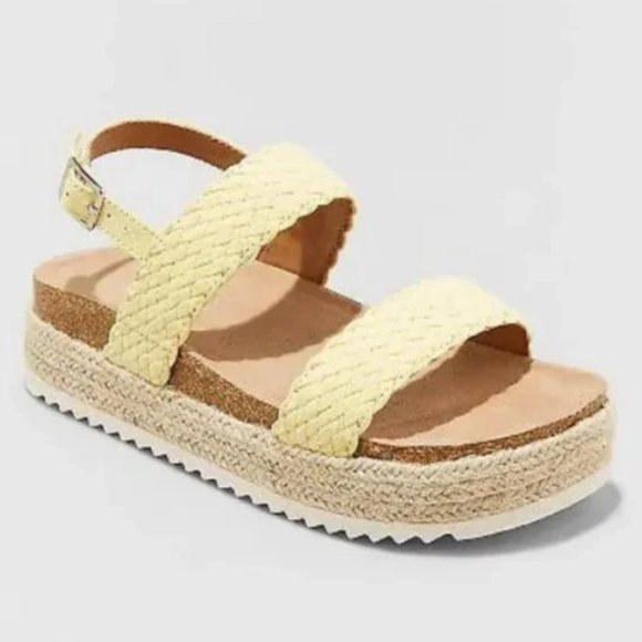 art class | Shoes | Girls Romee Footbed Espadrile Platform Sandals ...